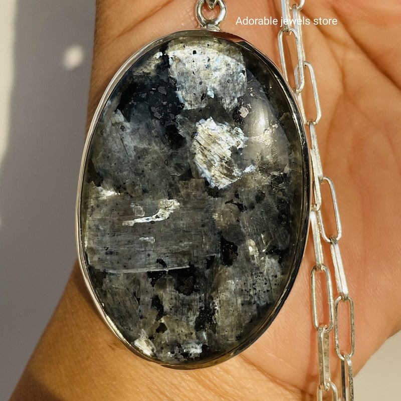 Larvikite Jewelry - Etsy