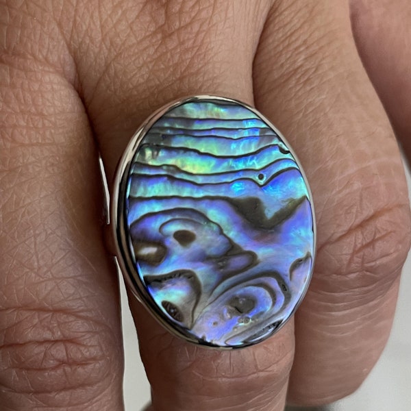 Abalone Ring - Etsy