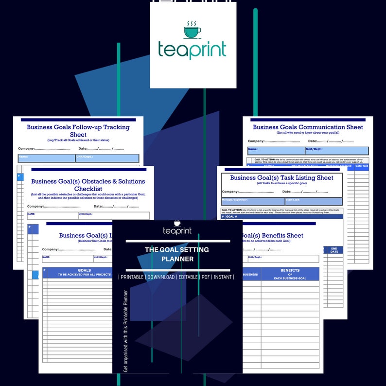 Ultimate Goal Setting Planner, Printable, 20 Pages, Goal Setting ... Ultimate Goal Setting Planner, Printable, 20 Pages, Goal Setting ...