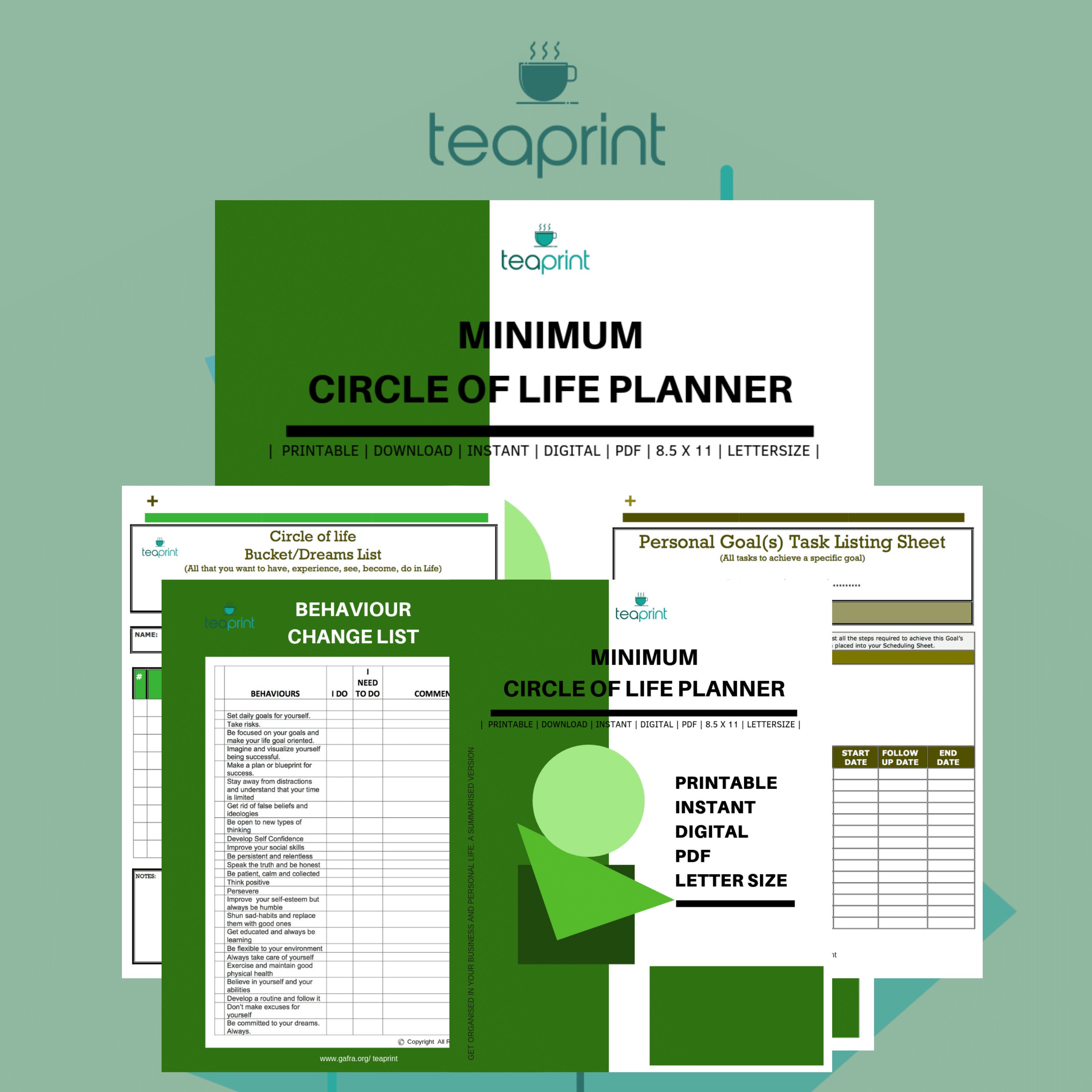 COACHING BUNDLE Pack Print3 Printable Planners PDF 3 in 1 - Etsy