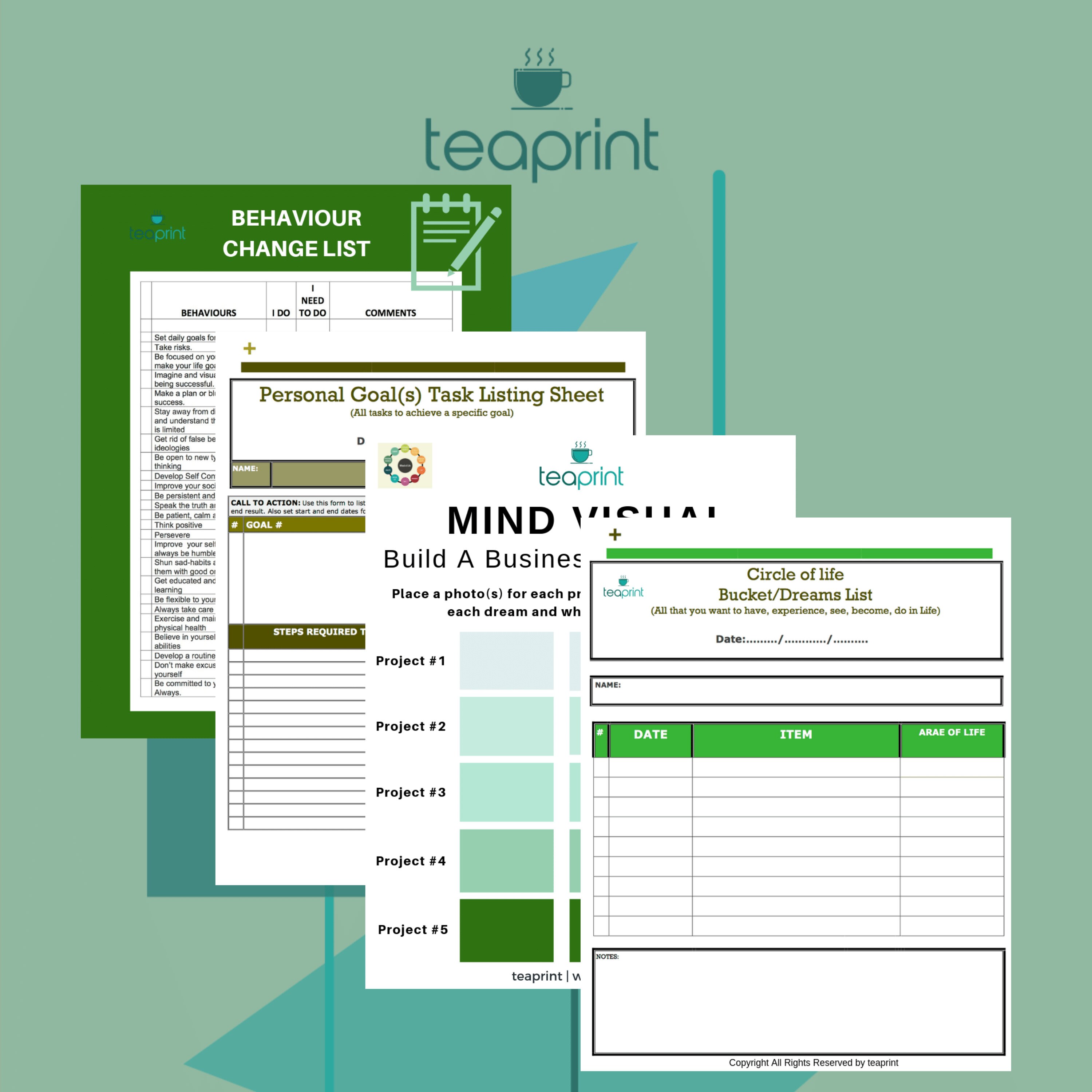 COACHING BUNDLE Pack Print3 Printable Planners PDF 3 in 1 - Etsy