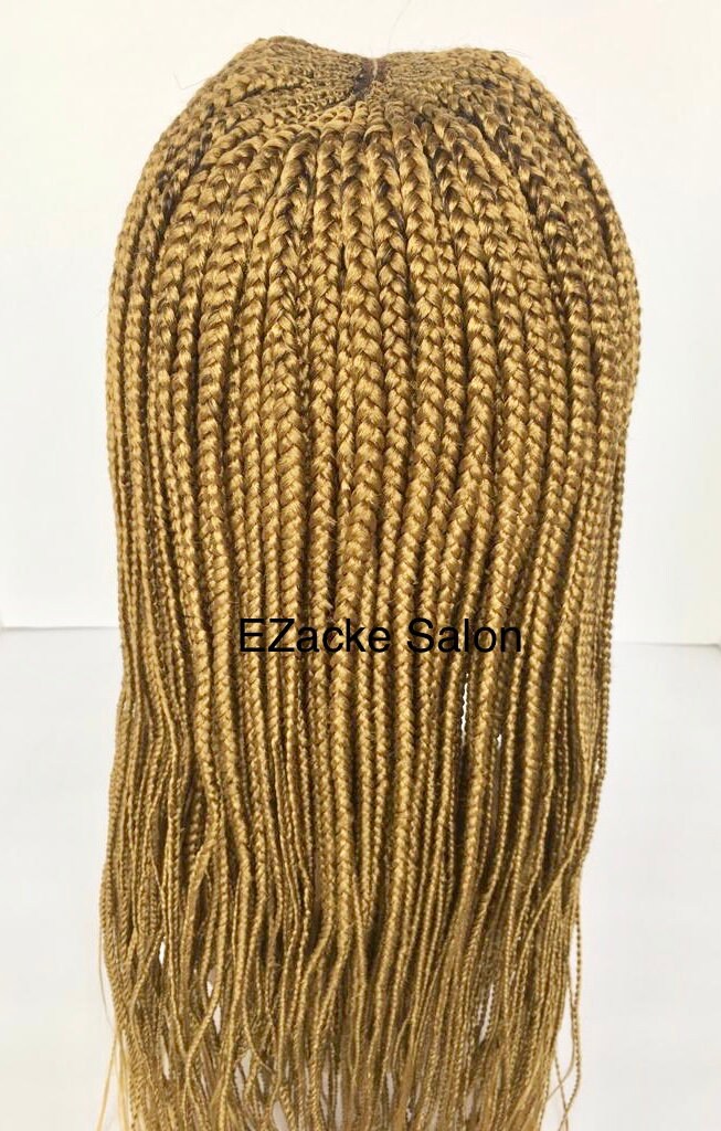 Handmade Gold Box Braid With Lace Closure - Etsy