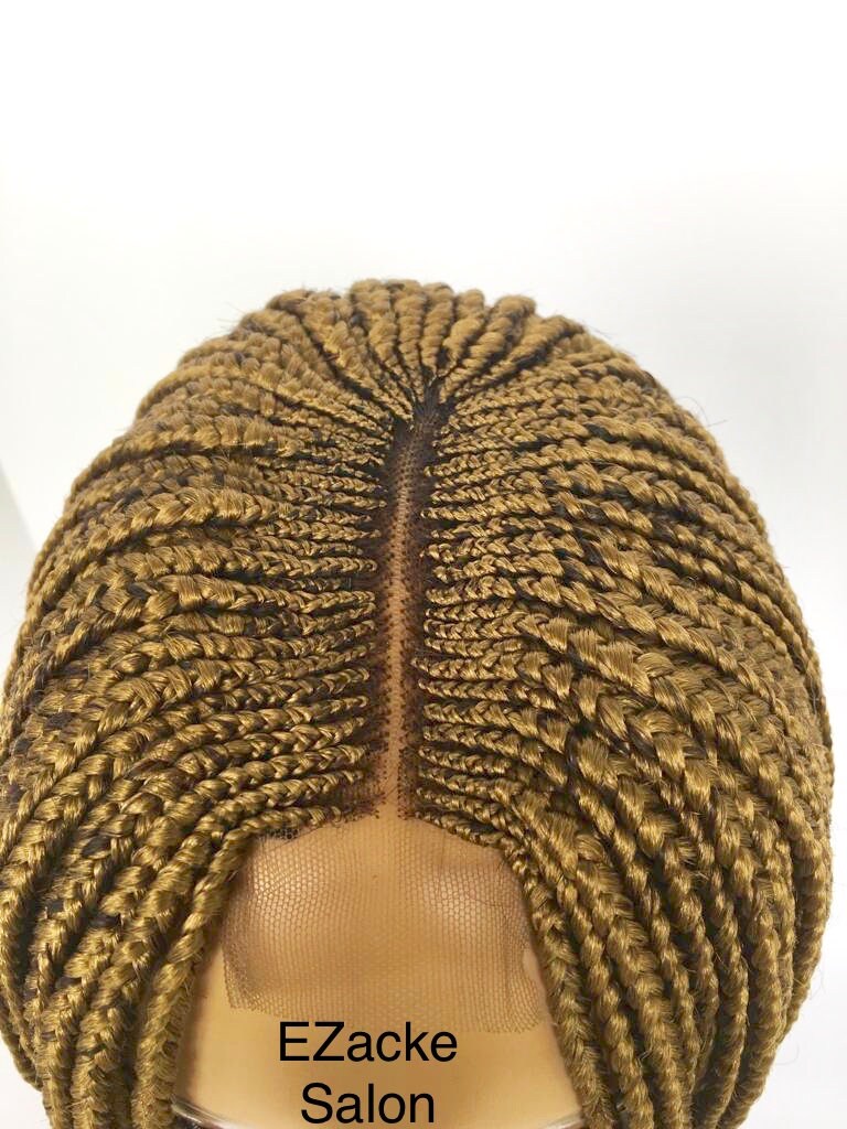 Handmade Gold Box Braid With Lace Closure - Etsy