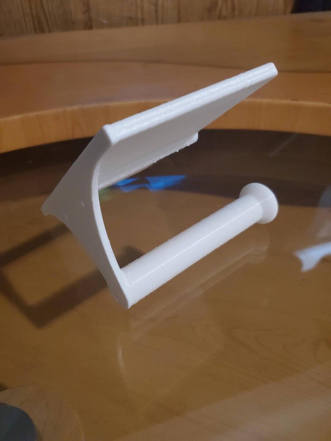 Quick Change Toilet Paper Roll Holder With Shelf for Phones or Other - Etsy