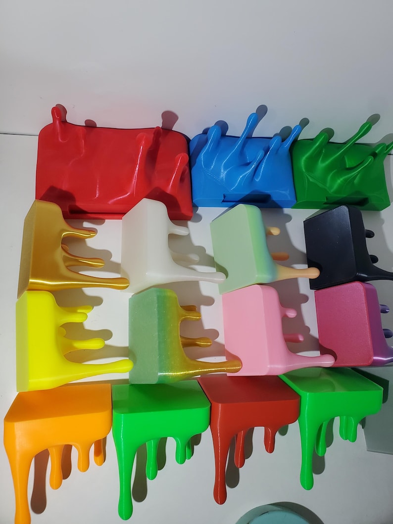 Slime Shelves, Goo Dripping Melting Wall Decor, Anime/ Gamer Figure ...