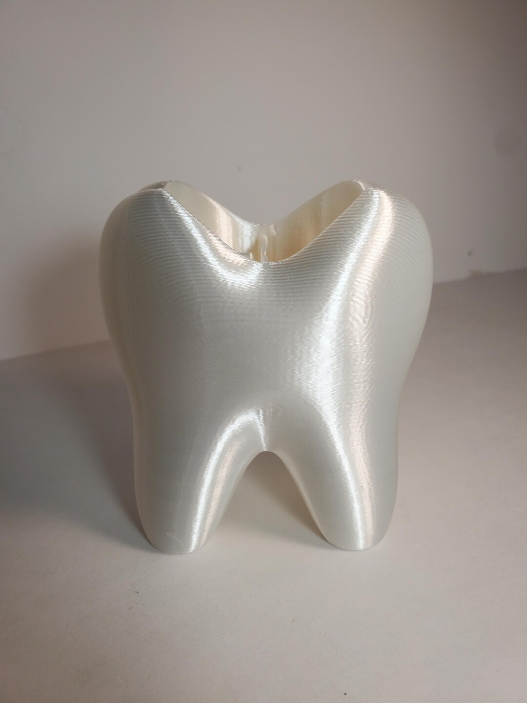 Tooth-shaped Toothbrush Holder & Organizer | Cute Dental Bathroom Decor ...