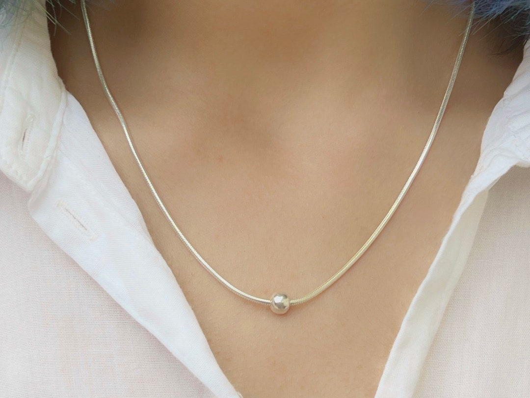 Anxiety Necklace, Fidget Necklace Teenage Girl Gifts, Thin Chain ...