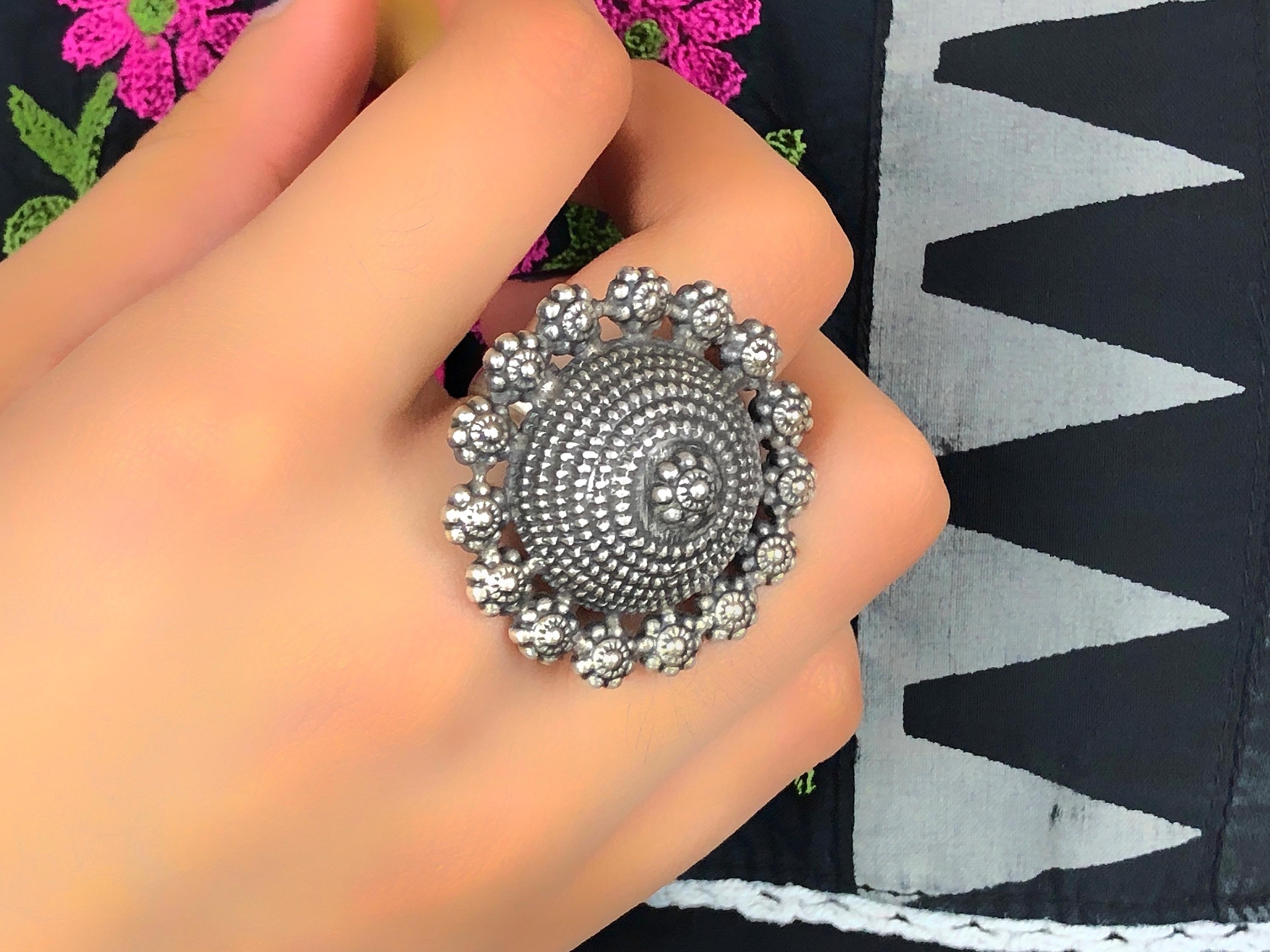 Silver big ring designs store
