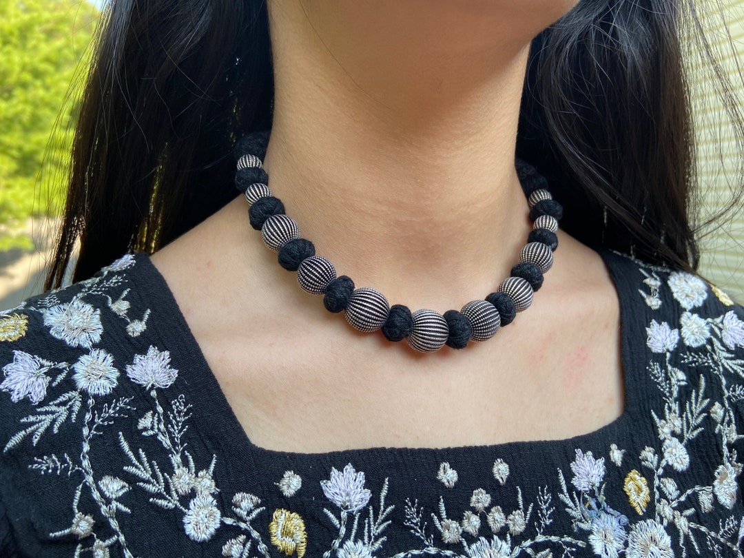 925 Sterling Silver Necklace, Adjustable Silver Necklace, Antique ...