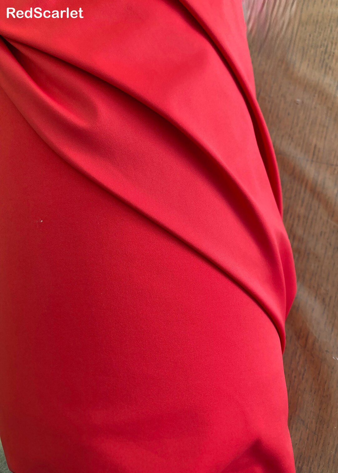 Red Swimwear Fabric, 4 Way Elastic Jersey, Microfiber, Stretch ...