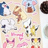 Ice Type Pokemon Sticker Sheet Pokemon Type Series - Etsy