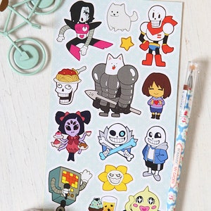 Undertale Stickers Set - Etsy