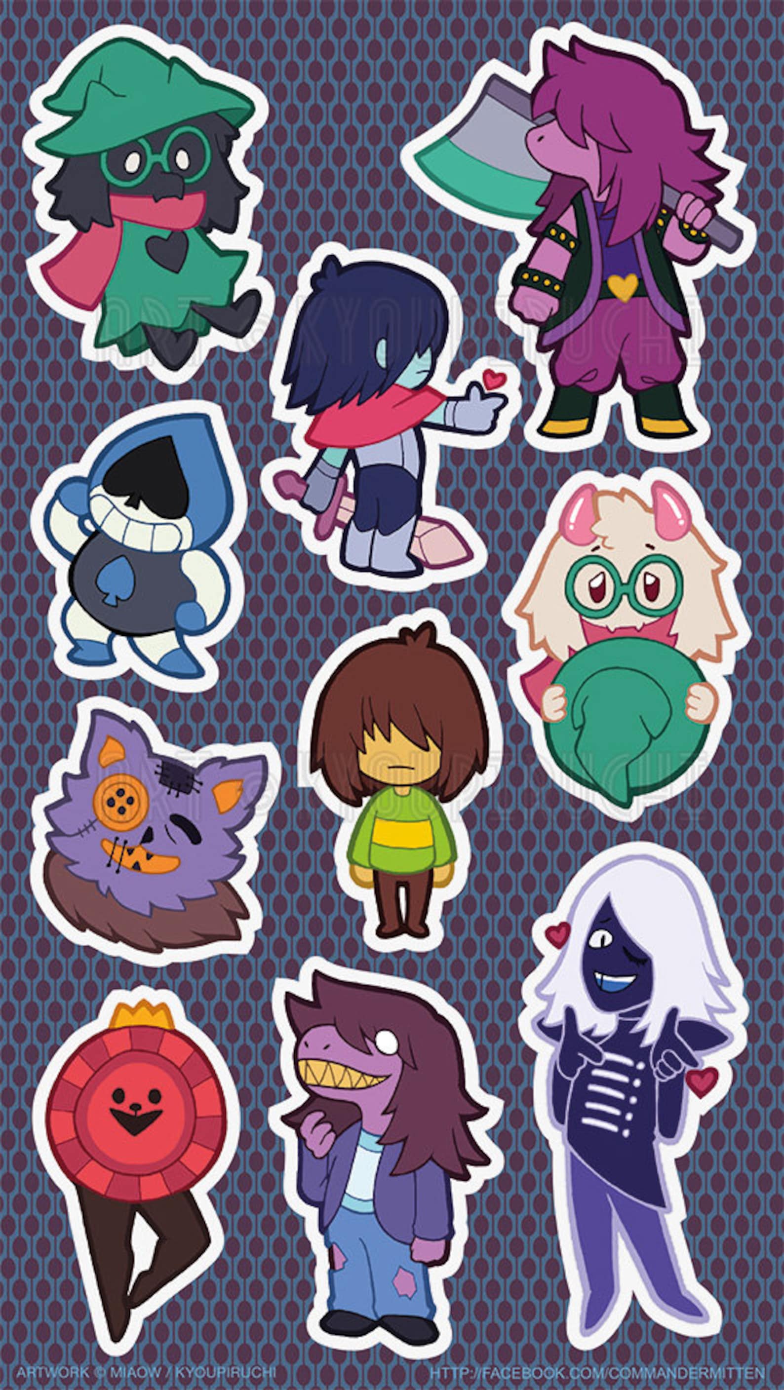 Deltarune Stickers - Etsy