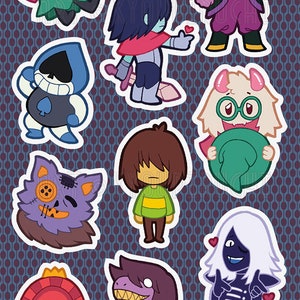 Deltarune Stickers - Etsy