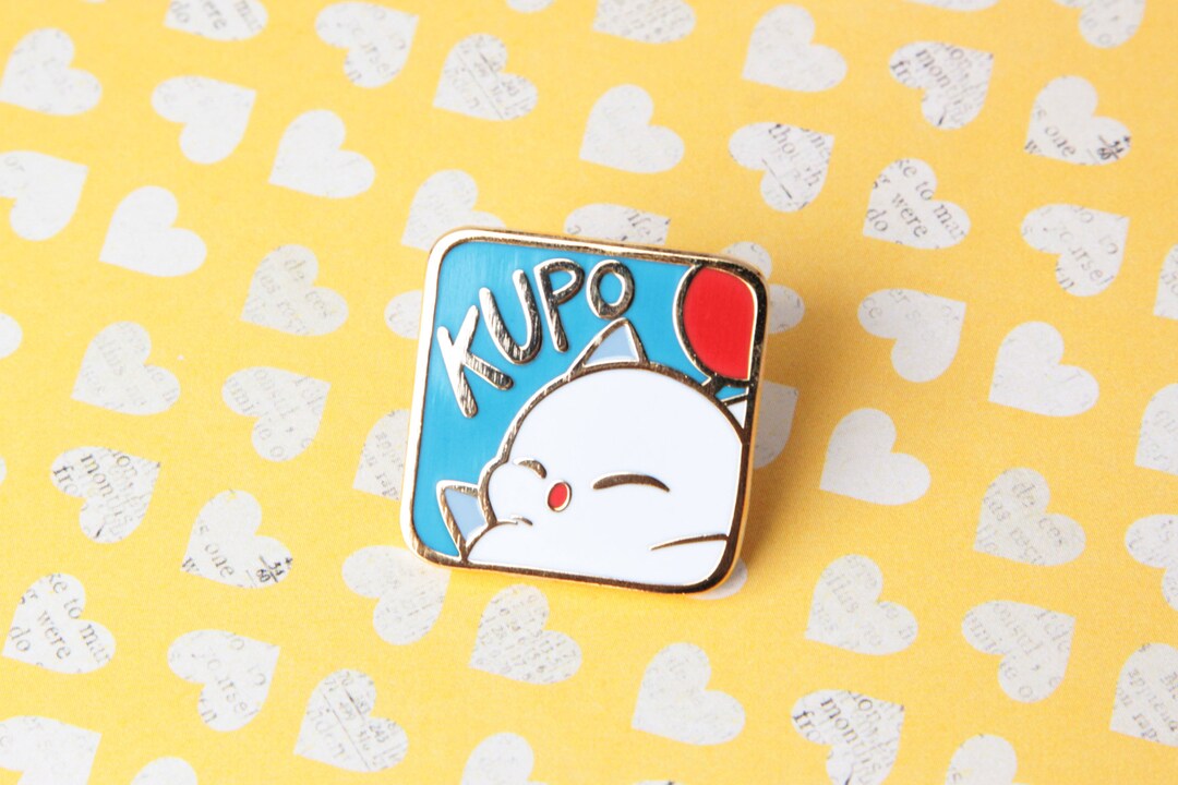 KUPO Final Fantasy XIV Moogle Hard Enamel Pin - Etsy
