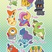 Legendary and Mythical Pokemon Sticker Sheet 2 - Etsy