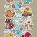 Ground Type Pokemon Sticker Sheet Pokemon Type Series - Etsy