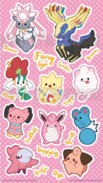 All Pokemon Types Fairy