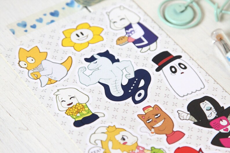 Undertale Stickers Set | Etsy