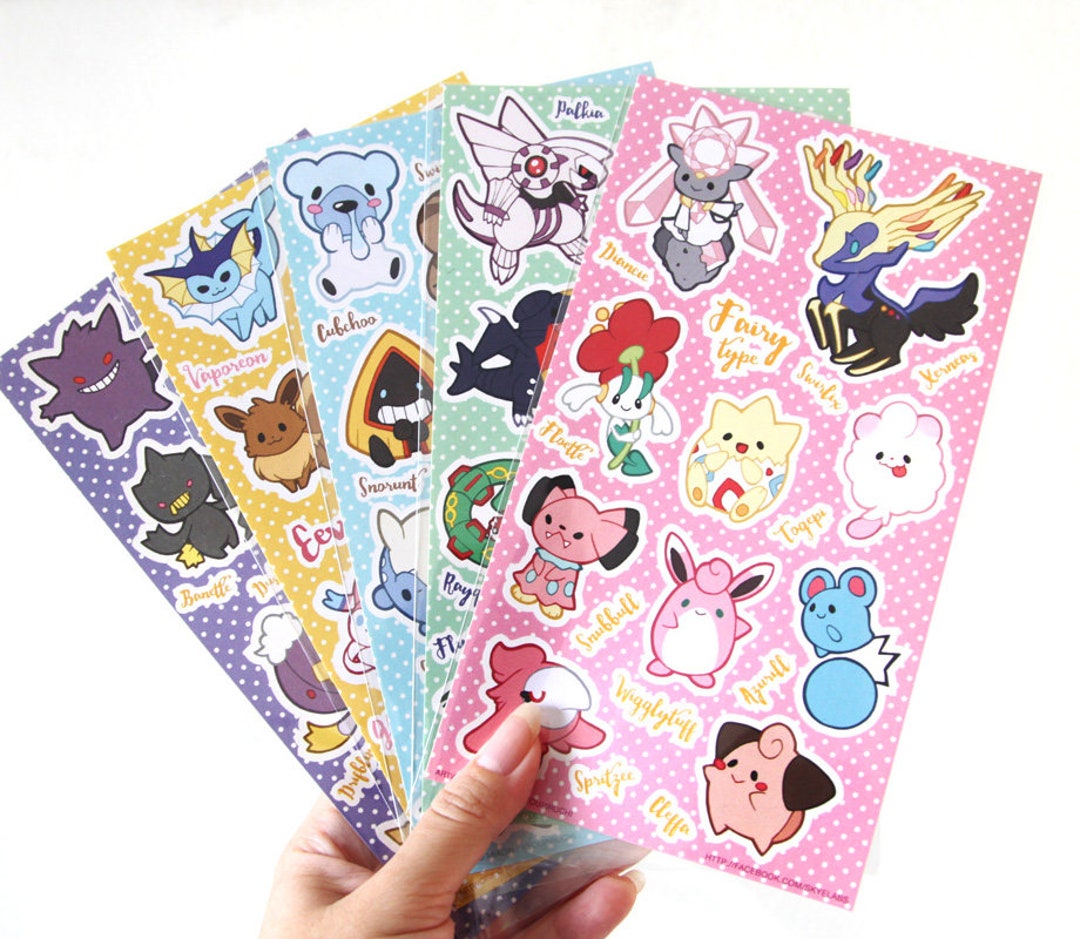 Five Sticker Sheets of Your Choice for the Price of Four - Etsy