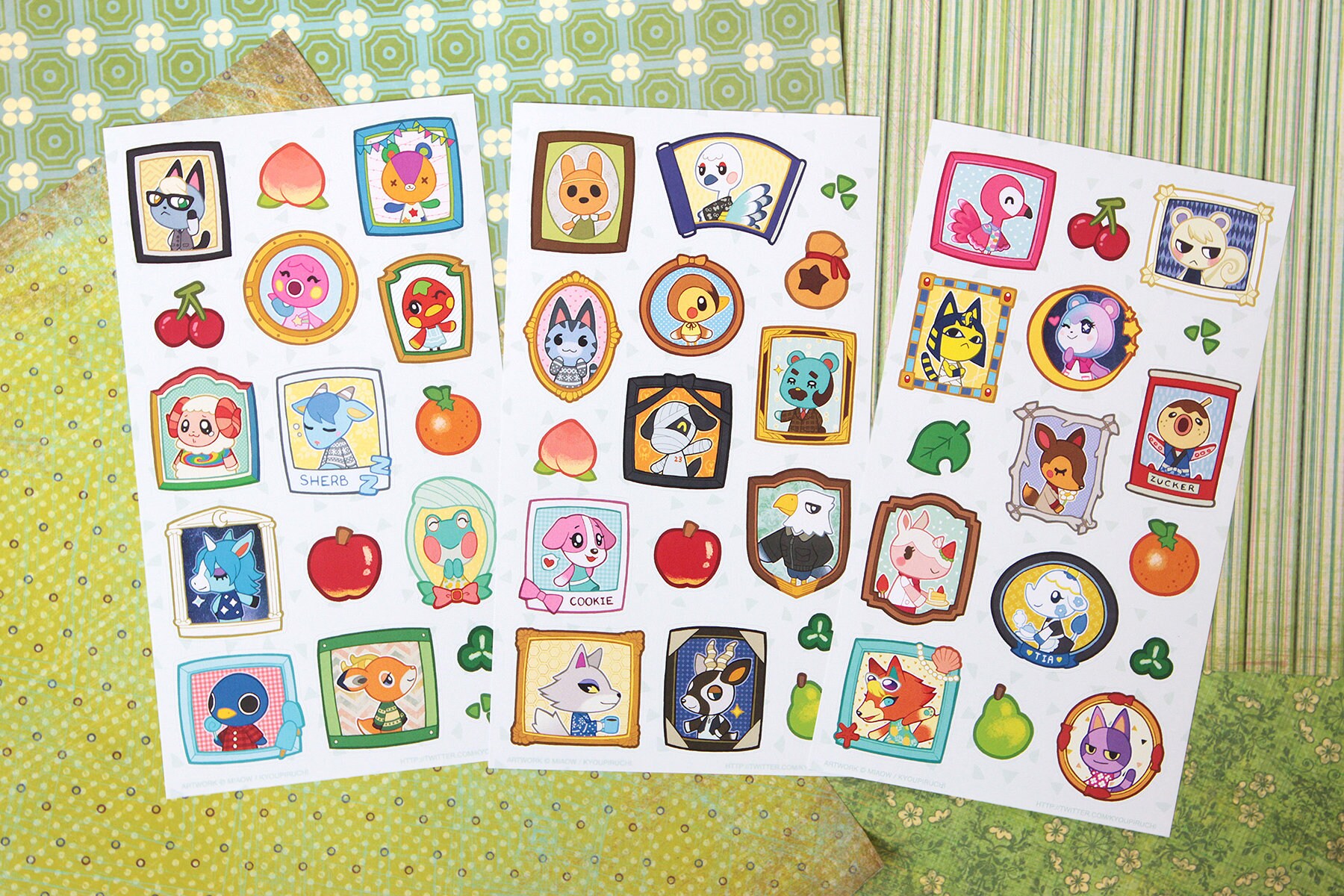Animal Crossing New Horizons Villager Sticker Set | Etsy