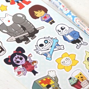 Undertale Stickers Set - Etsy