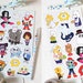 Ground Type Pokemon Sticker Sheet Pokemon Type Series - Etsy