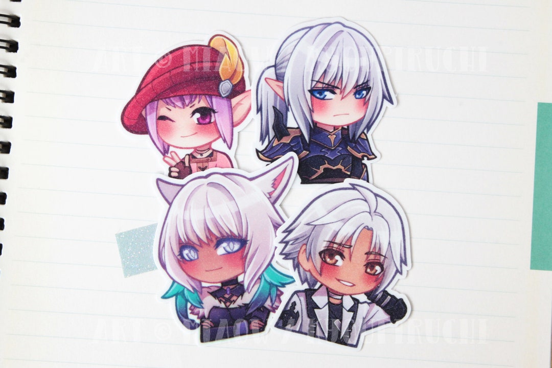 Final Fantasy XIV Stickers - FFXIV Scions and Co - Etsy