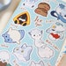 Ice Type Pokemon Sticker Sheet Pokemon Type Series - Etsy
