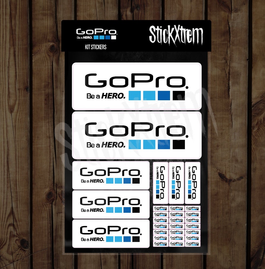 DIGITAL ART VECTORS Kit Stickers Gopro Decal Sheets - Etsy