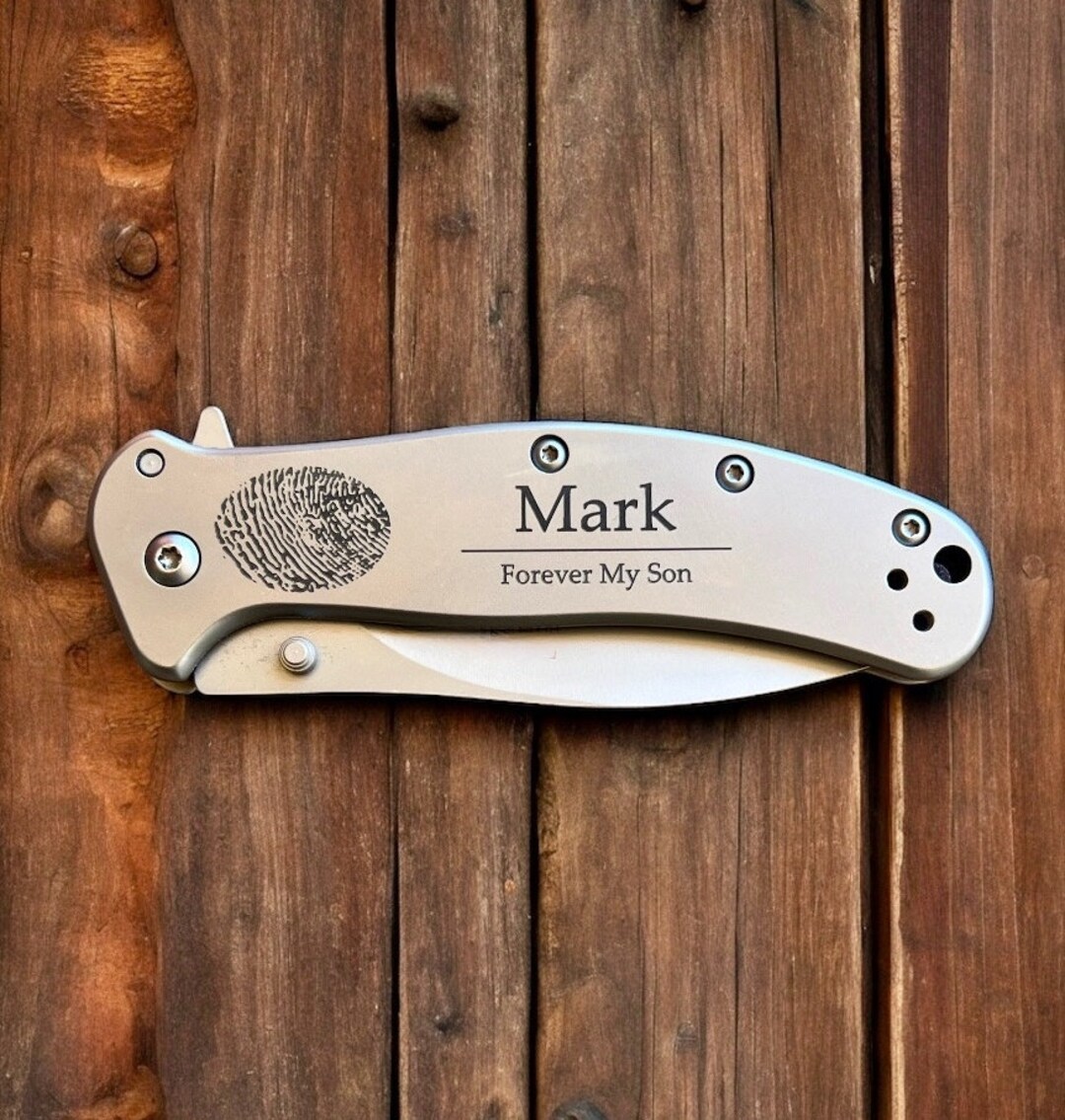 Finger Print Knife. Fingerprint Knife. Memorial Knife, Memorial Jewlery ...