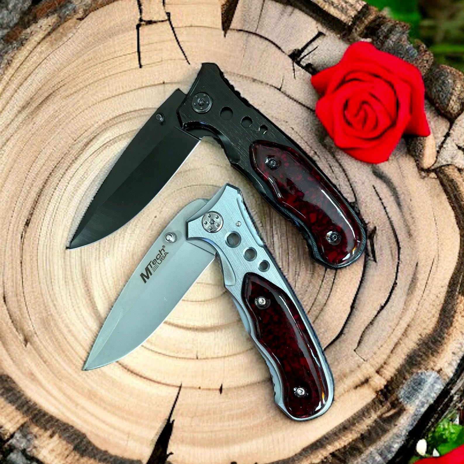 Funeral Flower Knife, Memorial Knife, Knife Made With Flower Petals ...