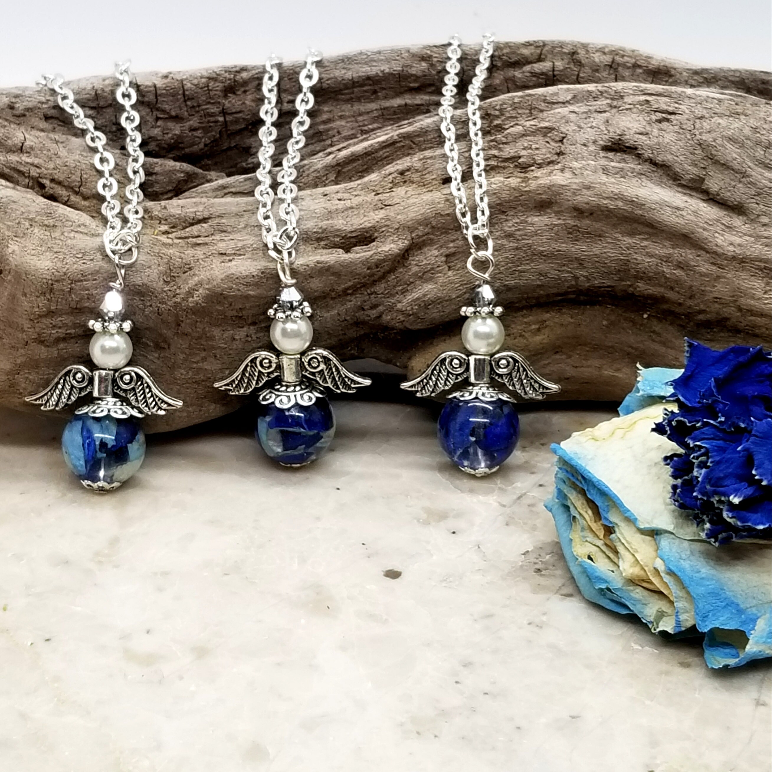 Angel Memorial Bead keychain or Necklace. Wedding Flowers. | Etsy