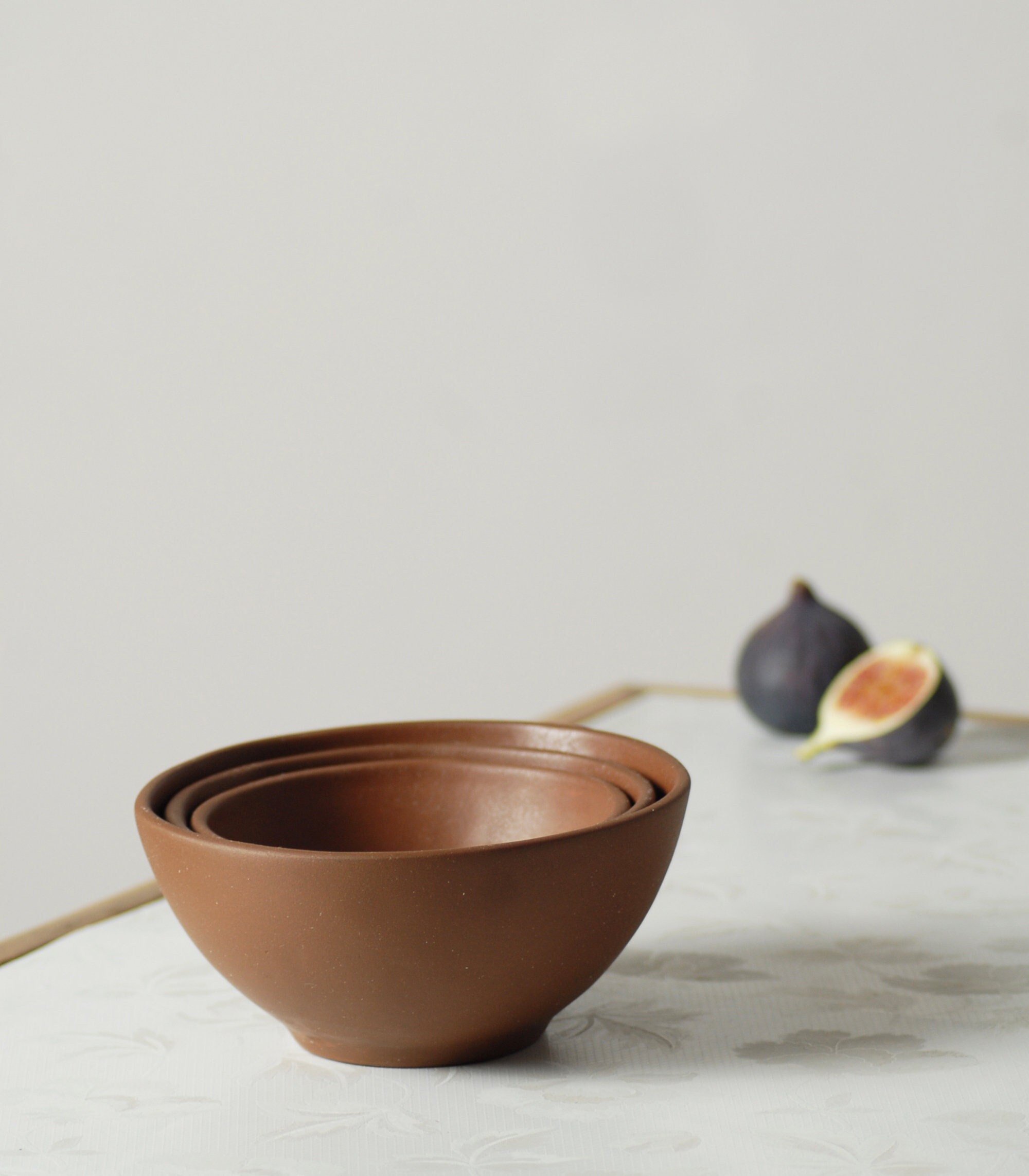 Oryoki-bowl Set -terracotta- (handmade - Single Piece) - Etsy