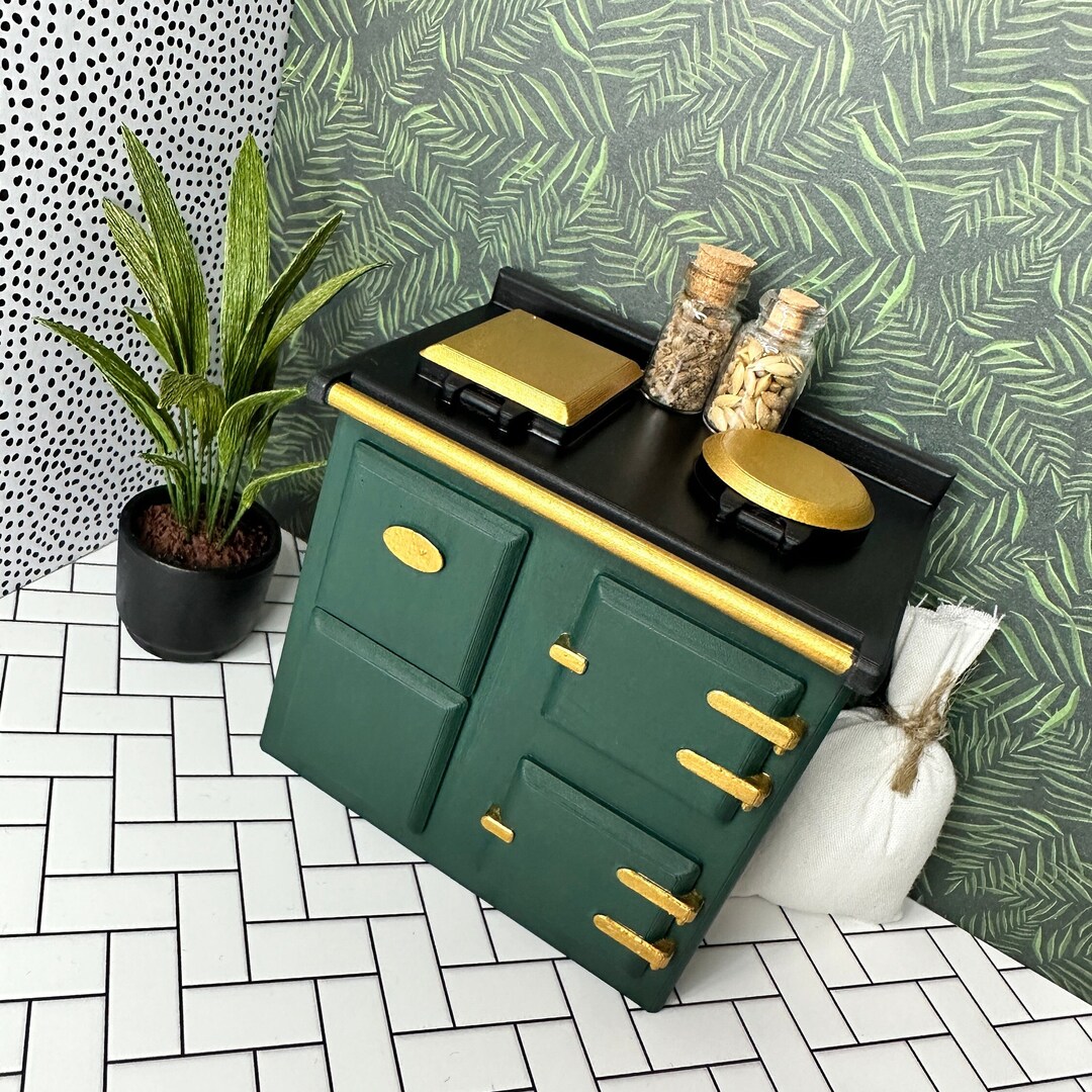 1:12 Aga Style Oven Modern Miniature Dolls House Kitchen - Etsy