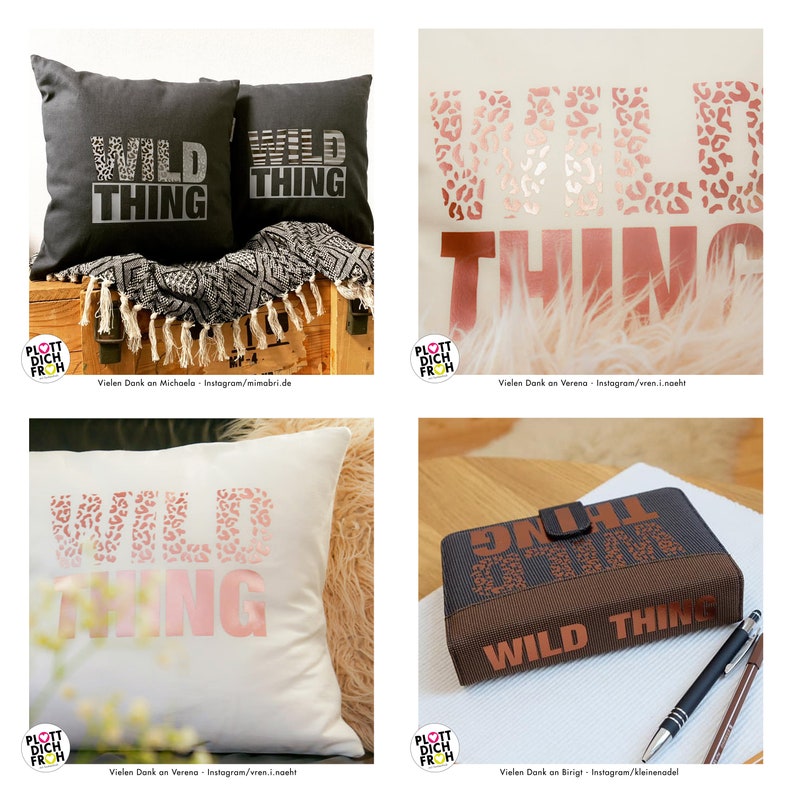 Plotterdatei-wild Thing-leo-plots-design by Formenglad-dxf Svg ê - Etsy