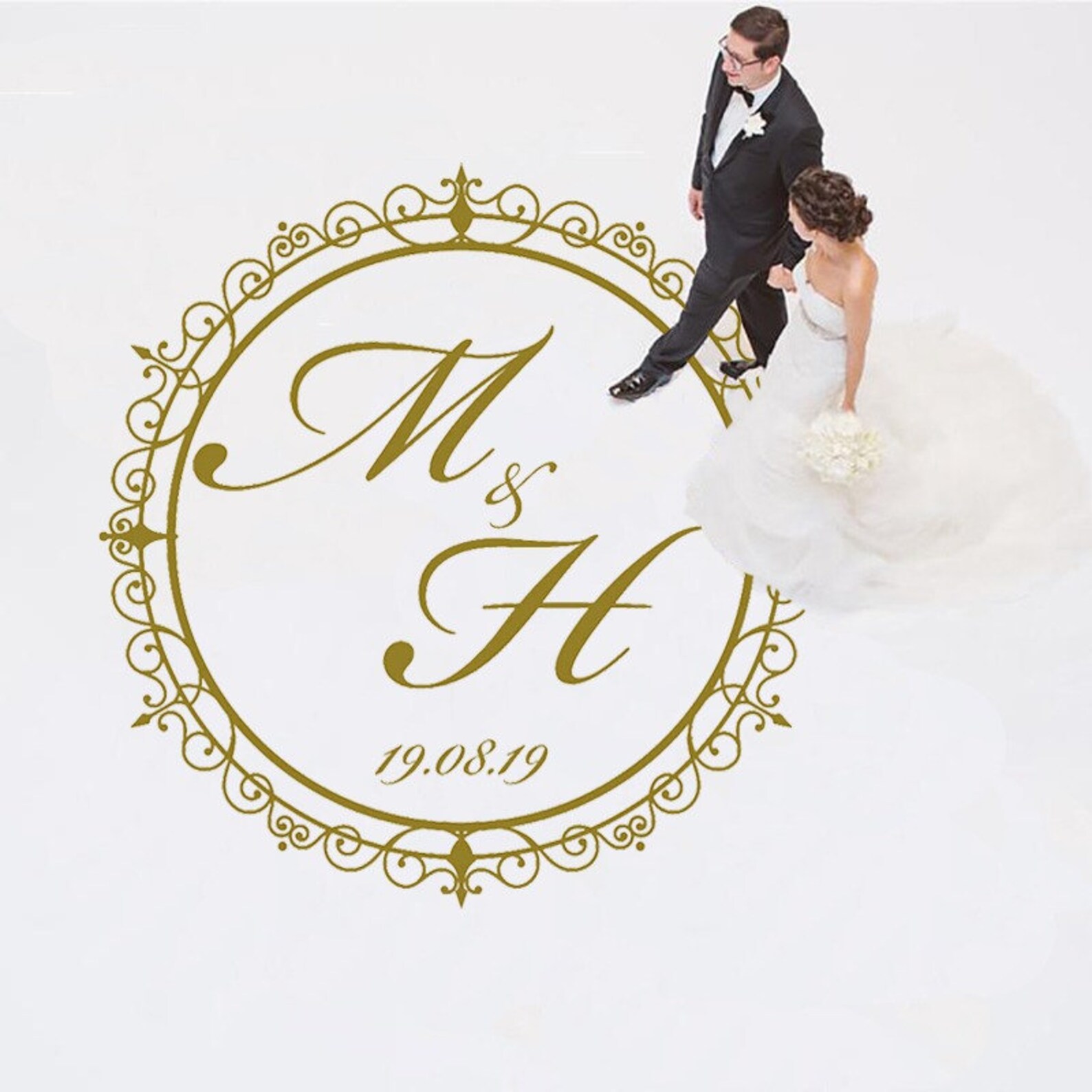 Wedding Floor Decal for Wedding Dance Floors, Wedding Decor, Wedding ...