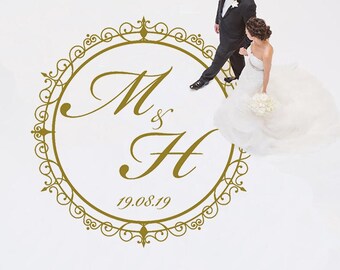 Wedding Floor Decal for Wedding Dance Floors Wedding Decor Wedding ...