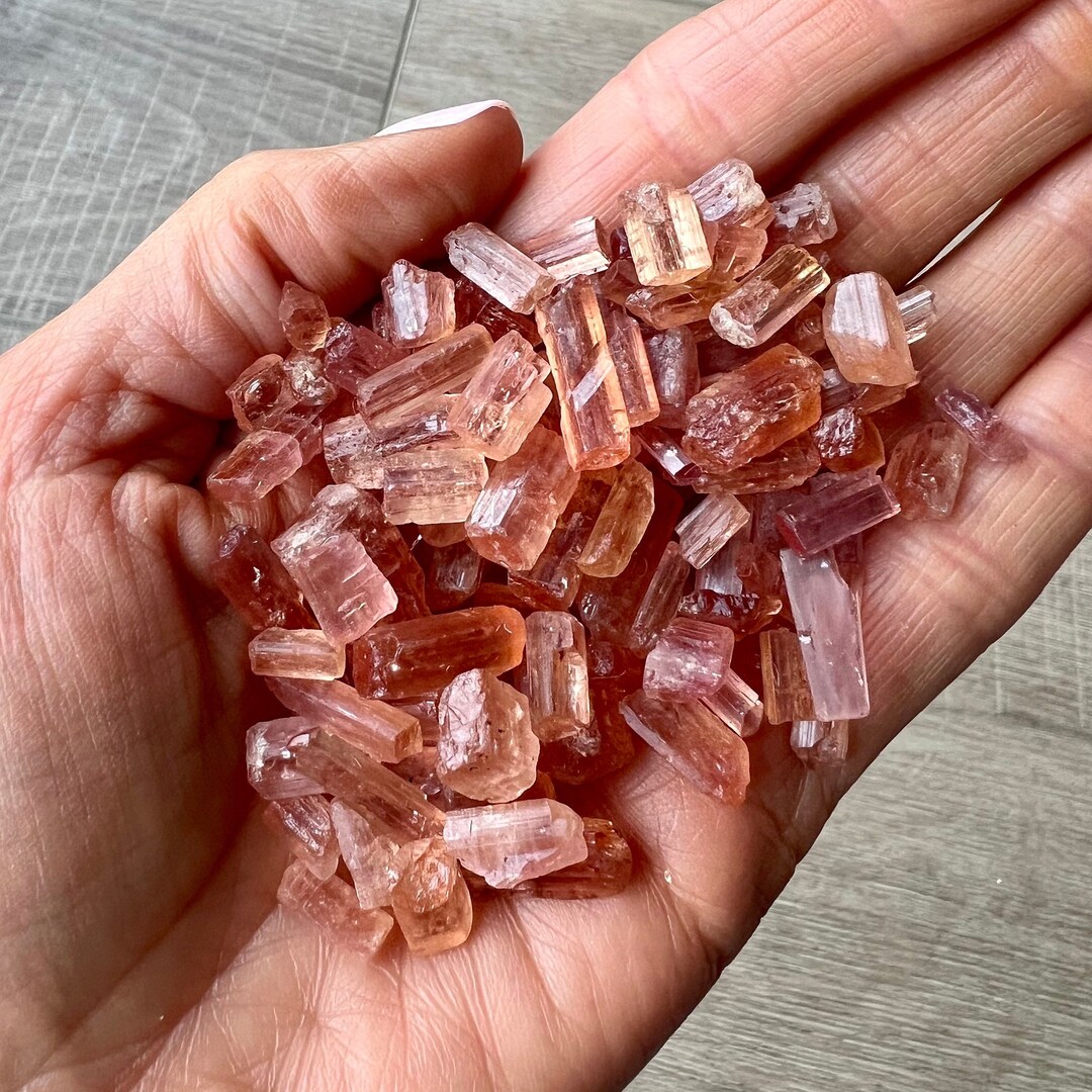 Peachy Pink Imperial Topaz Stones - Etsy