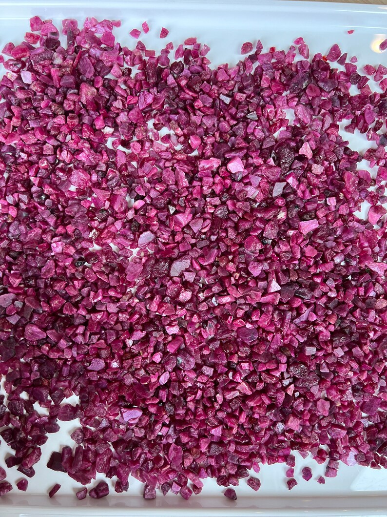 Raw Red Ruby From Tanzania Small Rough Ruby Gemstones - Etsy