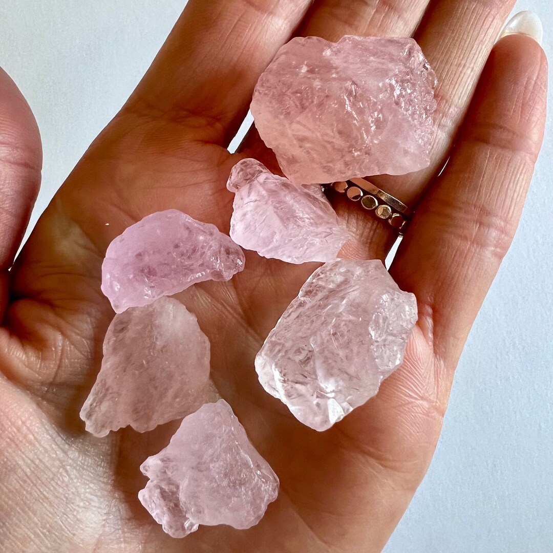 Raw Morganite Crystal Lot, 38g Natural Pink Beryl From Nigeria - Etsy