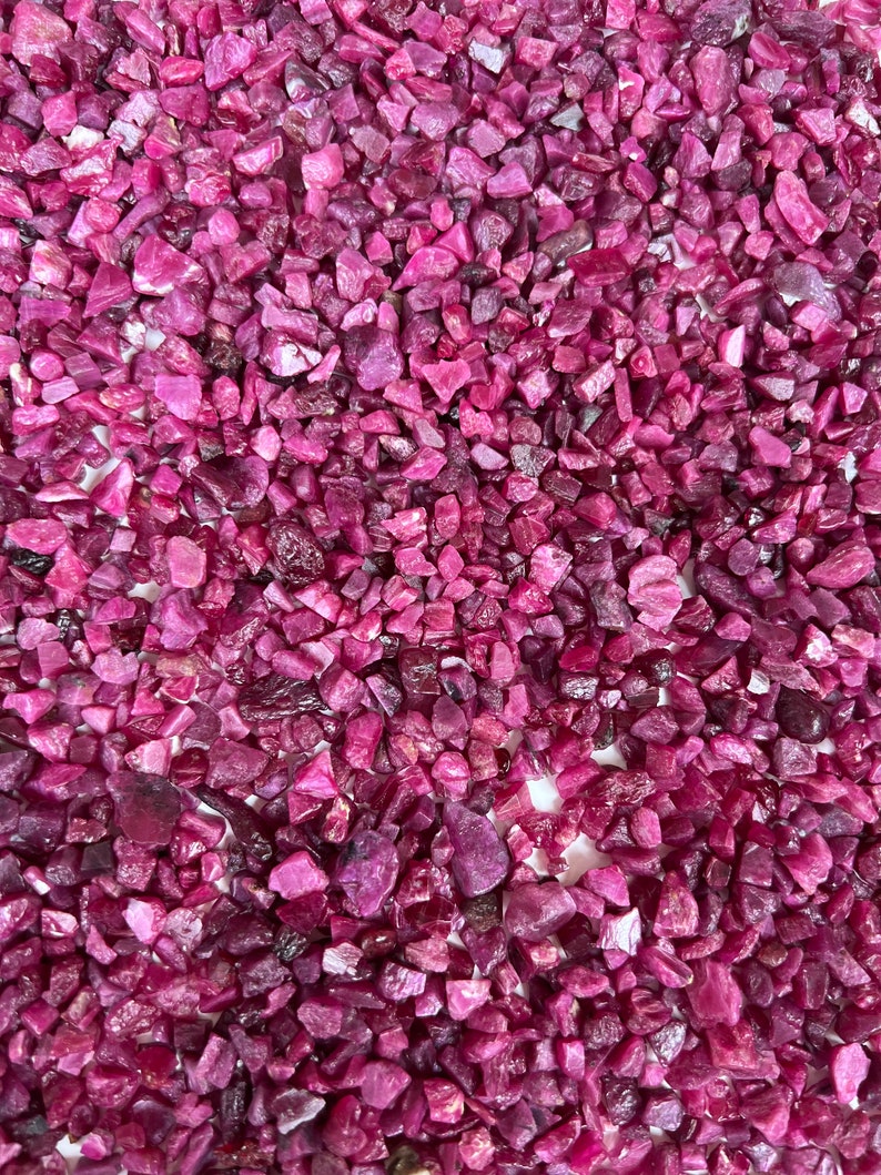 Raw Red Ruby From Tanzania Small Rough Ruby Gemstones - Etsy