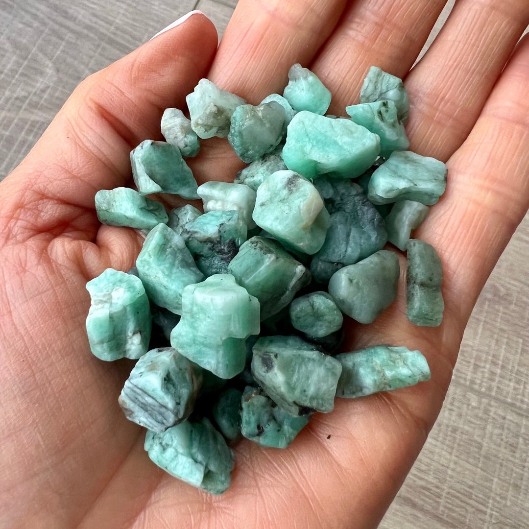 Beautiful Light Color Emerald, Genuine Emerald Gemstone, May Birthstone ...