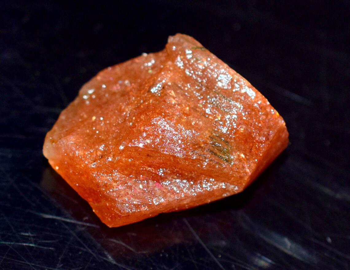 100% Natural Oregon Sunstone Rough Flashy Fire Gemstone AAA | Etsy