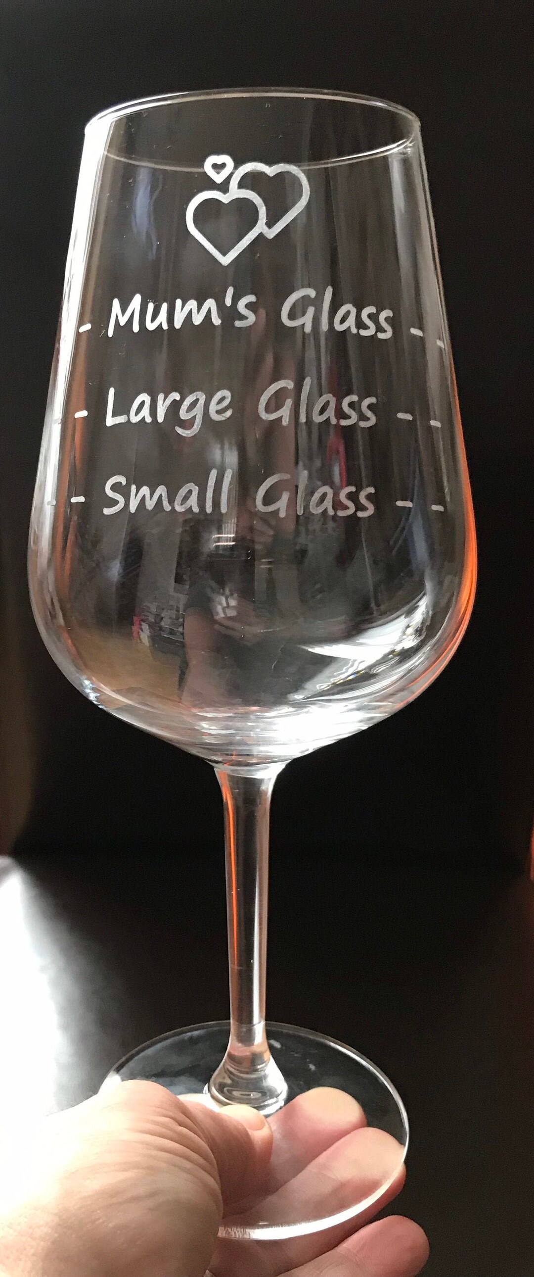 Wine Glass - Personalised - Mums Glass - Perfect for Mothers Day - Etsy
