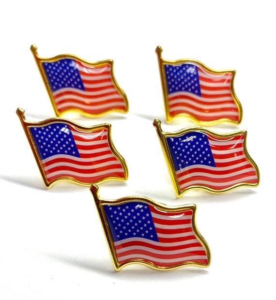 Patriotic Pins Crown Awards New Mexico State Flag Pins Shape Of NM
