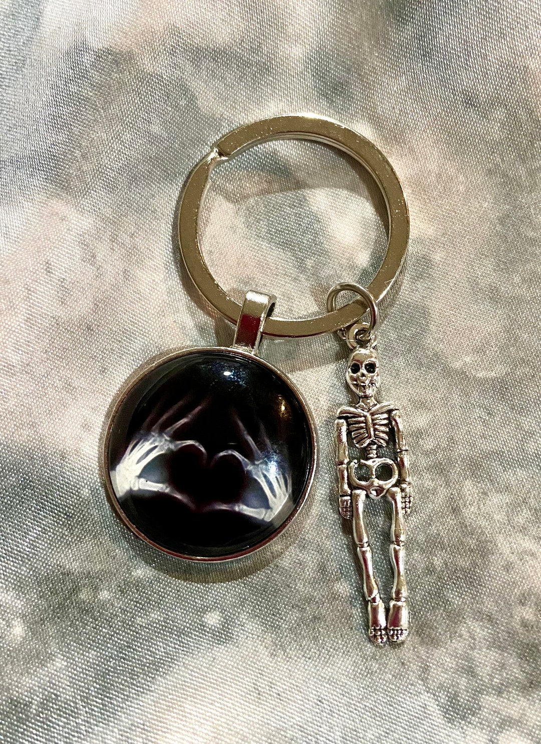FREE SHIP Xray Rad Tech Skeleton Unique Keyring, Appreciation Gift, Rad ...