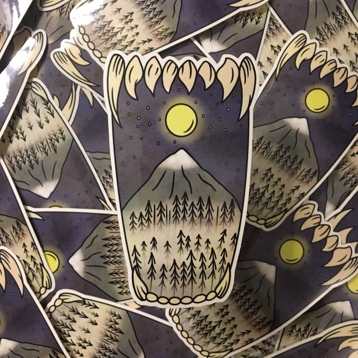 The Night is for Hunting, Vinyl Sticker - Etsy