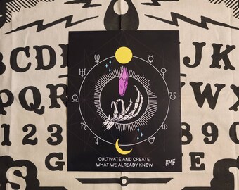 The Secret Seal of Solomon Magickal Occult Print - Etsy