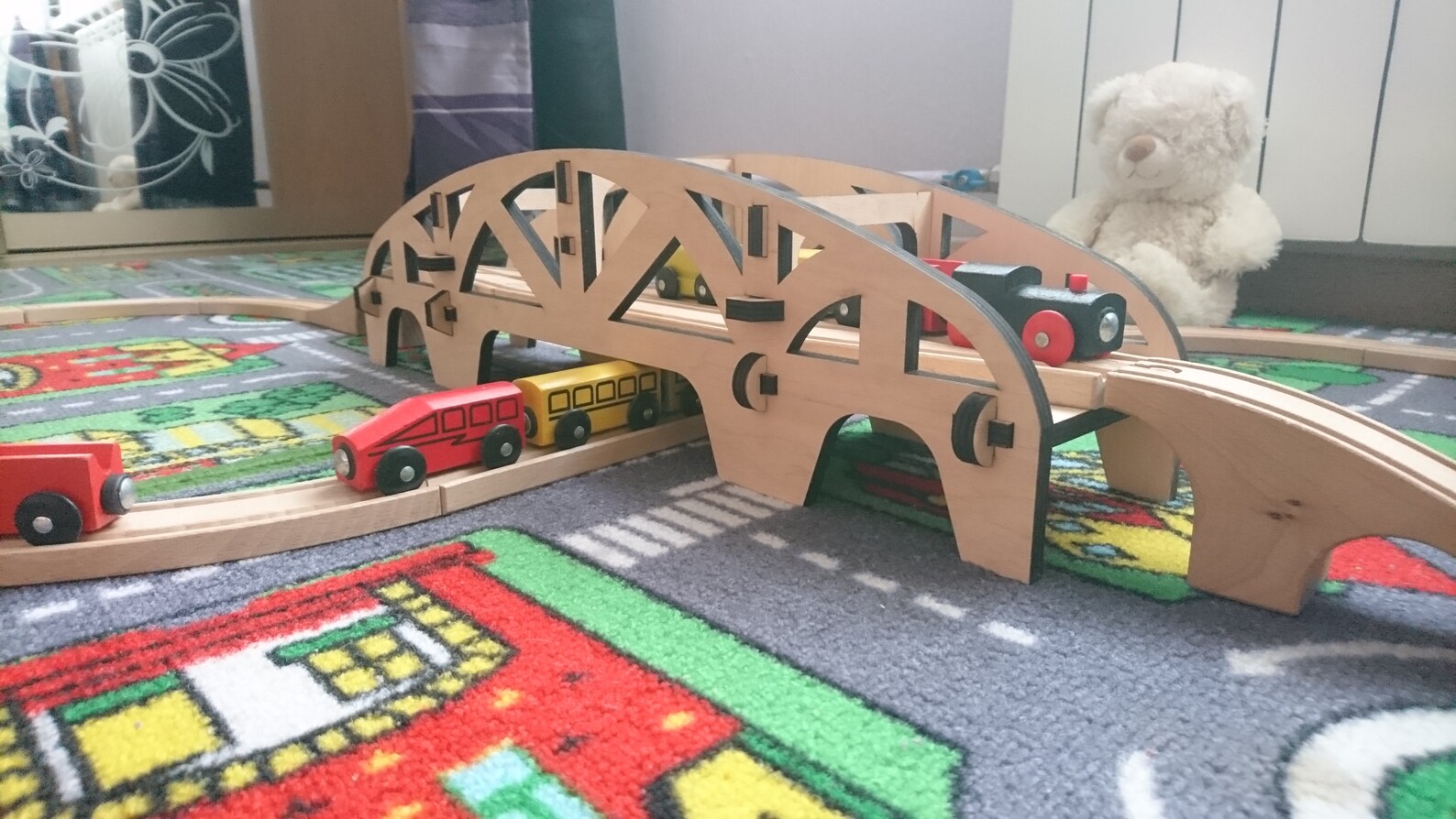 Railway Bridge BRIO Bridge Wooden Train Set Wooden Train - Etsy